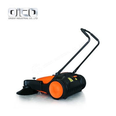 OR-MS92 manual road sweeper / industrial street sweeper / walk behind  street sweeper