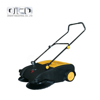 OR50  industrial road sweeper with roller brush / hand push street sweeper