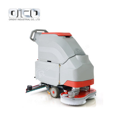 OR-V6 scrubber machine for concrete floor / dual brush floor scrubber
