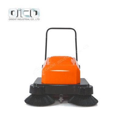 OR-P100A street sweeping equipment/ manual outdoor push sweeper/ electric sweeping sweeper