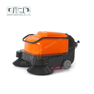 OR-P100A street sweeping equipment/ manual outdoor push sweeper/ electric sweeping sweeper