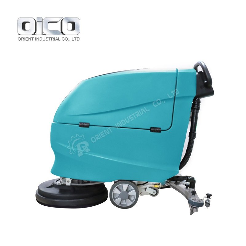 V5 60L Recovery Tank Epoxy Resin/Marble/Terrazzo Ground Hand Push Floor Cleaner Hand Held Electric Scrubber