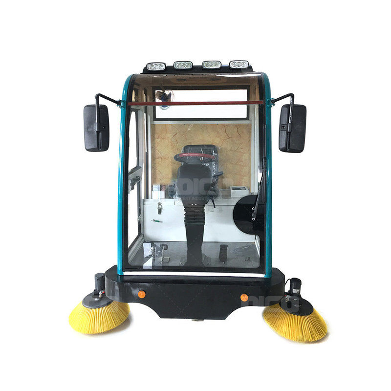 E800LD electric vacuum street sweeper airport runway sweeper ride on compact sweeper