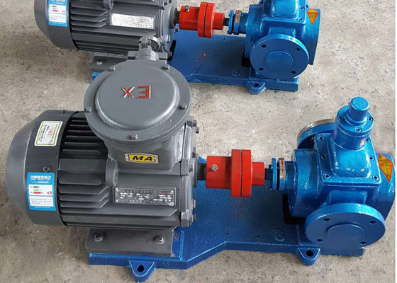 Circular Gear Oil Transfer Pump Cast Iron Bronze Small High Flow Capacity
