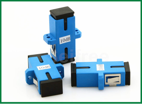 Plastic or Metal Housing Fiber Optic Attenuator Fixed SC.Flange type 5dB 7dB 10dB 15dB 20dB