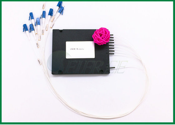 Fiber Optic Mux DEMUX 8 Channels Passive With 1550nm CATV Port Monitor