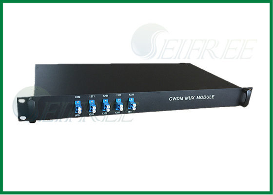 Low PDL CWDM fiber multiplexer 4 channel with Monitor port 2/98 coupler