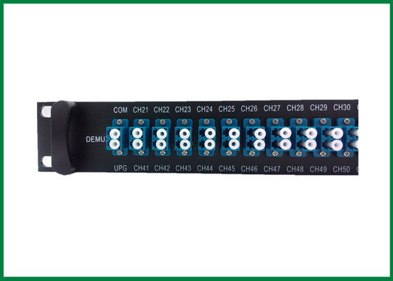 Demux DMUX 19 Inches 1U Rack Fiber Optic DWDM for EDFA CATV System