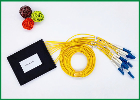 8+1 Wavelength 100GHz Fiber Optic DWDM C-band L-band Low Insertion loss