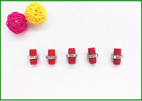 FC / PC 8dB And 10dB Fixed Optical Attenuator Single Core For Data Networks