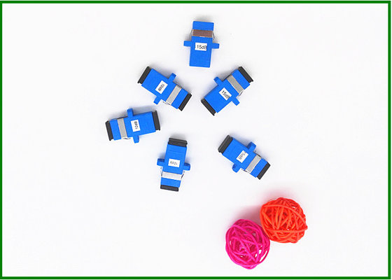 Flange Sc 10dB and 15dB Fiber Optic Attenuator with Low Insertion Loss