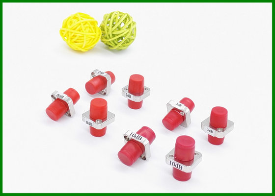 Female to Female SC LC FC Fixed Optical Attenuator for SM Fiber , 3dB 5dB 7dB 10dB