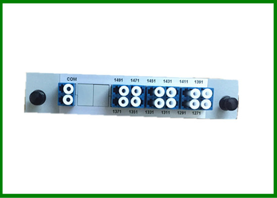 12 Port 8 Channel LC / UPC SM / MM CWDM Mux Demux For CATV System