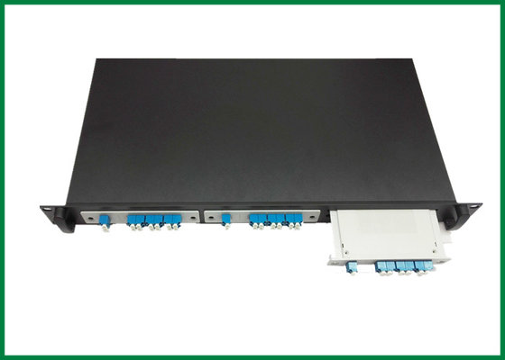 12 Channel CWDM Mux Demux , 19" Rack Insertion Cassette Box 3 IN 1