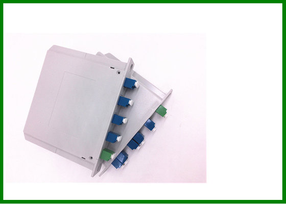 CATV system 4CH Mux+Demux CWDM with LC/UPC , Fiber Optic Mux in White