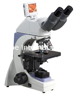 China Biological LCD Digital Microscope , 2.5'' TFT Screen halogen lamp microscope factory