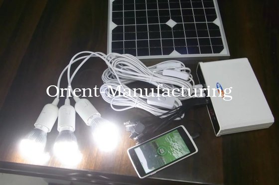 mINI solar power system 3W solar system with 2.4AH  lithium battery for solar home LED lighting ,