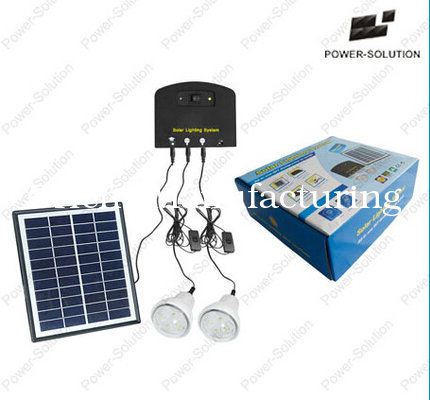 Portable Solar System with 3 Lamps and Mobile Phone Charging 10W20W mini solar home system