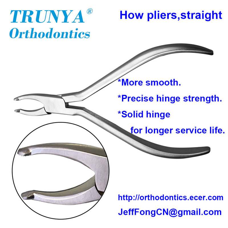 Dental tools of straight How pliers for orthodontics from dental supplies in China
