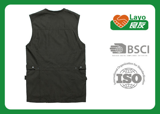 100% Polyester Outdoor Travel Vest Womens With Pockets Various Design
