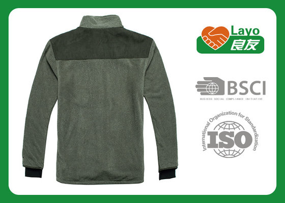 Military Style Olive Hunting Fleece Clothing OEM / ODM Available