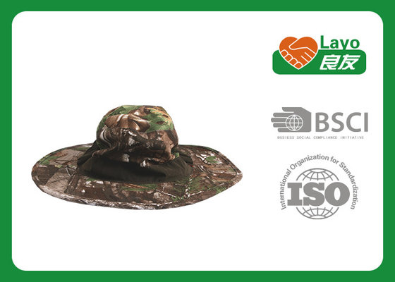 Military Style Waterproof Hunting Hat , Camo Fishing Hat Sunshade 