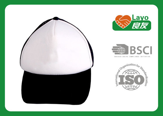 Black White Duck Hunting Headwear Wide Brim For Running / Camping