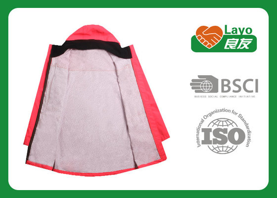 Womens Outdoor Jackets Windbreak , Ladies Outdoor Clothing Pink