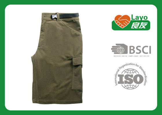 Anti - Static Olive Quick Dry Pants Fleece Material For Women