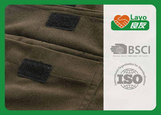 Anti - Static Olive Quick Dry Pants Fleece Material For Women