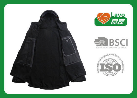 Mens Hooded Softshell Jacket , Lightweight Softshell Jacket L-078