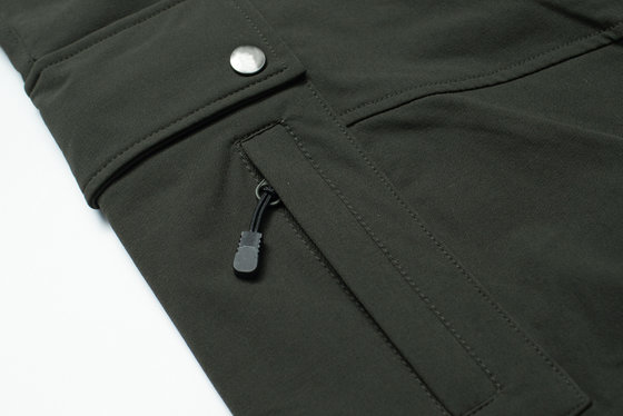 Casual Olive Waterproof Upland Hunting Pants Back Pockets Side Zipper Baggy