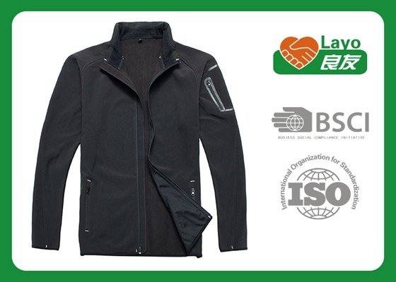 Multi Purpose Softshell Mens Jacket , Windproof Softshell Jacket