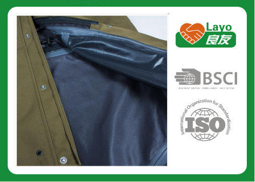 Olive Color Waterproof Rain Jacket For Hiking / Fishing / Hunting
