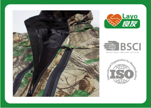 Customized Outdoor Waterproof Rain Jacket For Women / Men Military