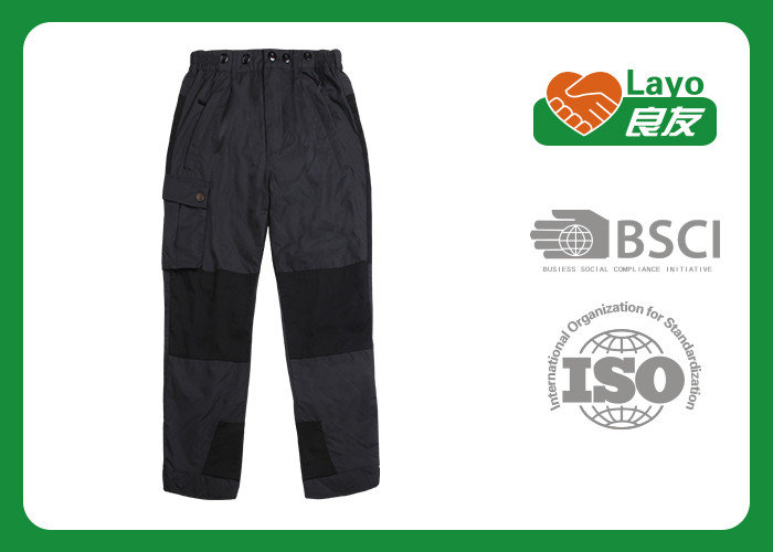 Outdoor Mountain Climbing Pants , Black Hunting Pants Men L-080