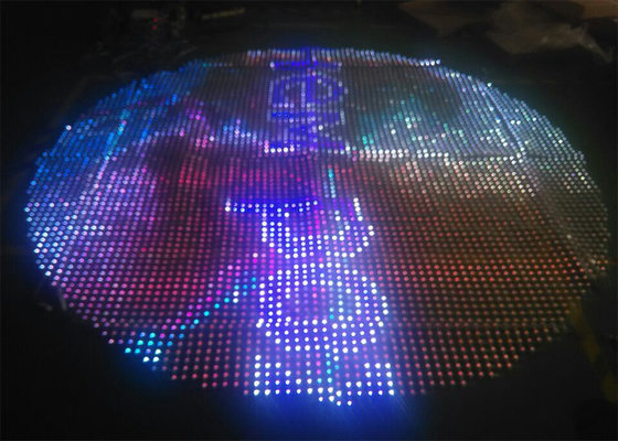 RGB Full Color LED Transparent Irregular Flexible Soft Screen