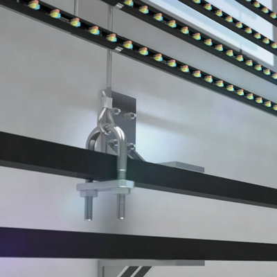 Large Flexible LED Glass Display High Brightness For Stage Background