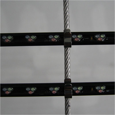 Large Flexible LED Glass Display High Brightness For Stage Background