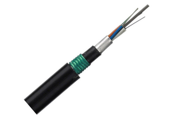 GYTA53 Underground Direct Burial Fiber Optic Cable 2 - 144 Core PE Sheath