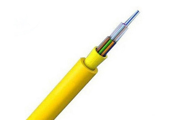 Aramid Yarn Indoor Fiber Optic Cable GJFJV Tight Buffer PVC Sheath