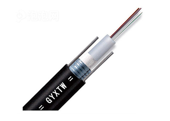 PE Sheath Fiber Optic Cable For Outdoor Use , Single Mode / Multimode Fiber Optic Cable