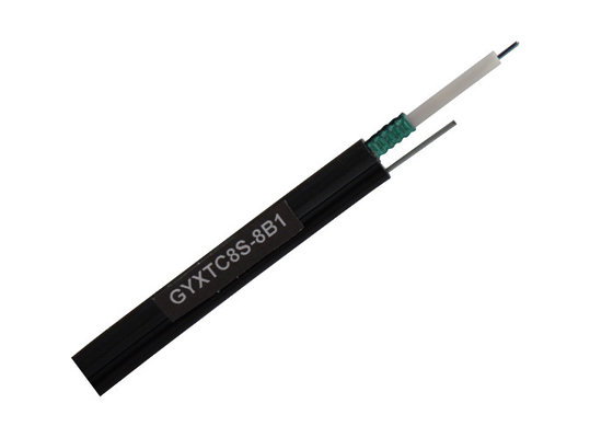 PBT Loose Tube Figure 8 Fiber Optic Cable With Steel Tape PE Sheath Material