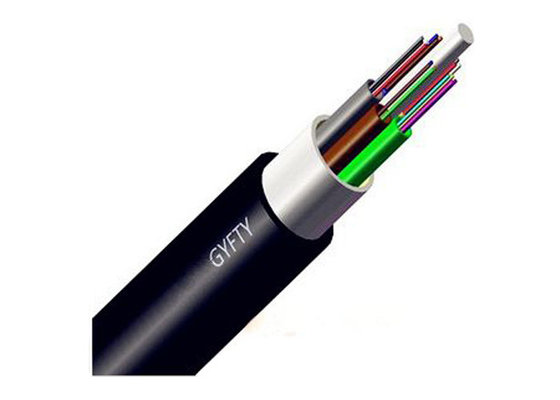 Stranded Loose Tube Duct Fiber Optic Cable Nonmetallic Central Strength Member