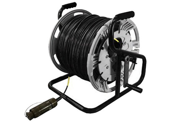 G652D Tactical Fiber Optic Cable 1 - 12 Cores Fiber TPU Jacket Sheath