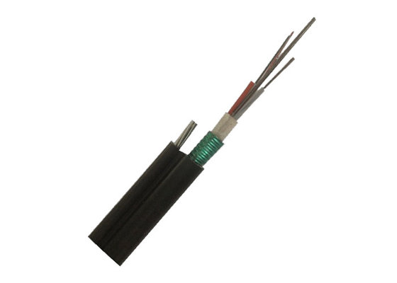 Single Armored Figure 8 Fiber Optic Cable Stranded Loose Tube 200kg / km Weight