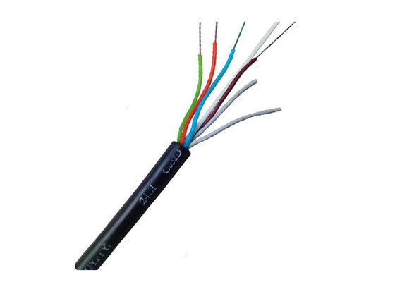 Single Jacket Duct Fiber Optic Cable Non Armored Stranded Loose Tube GYFTY