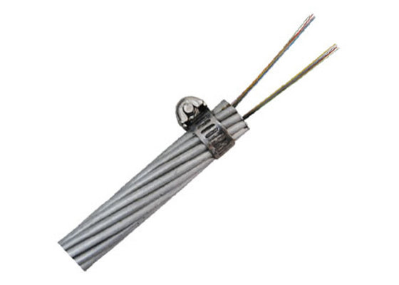 Standard Color Overhead Fiber Optic Cable , OPGW Outdoor Rated Fiber Optic Cable