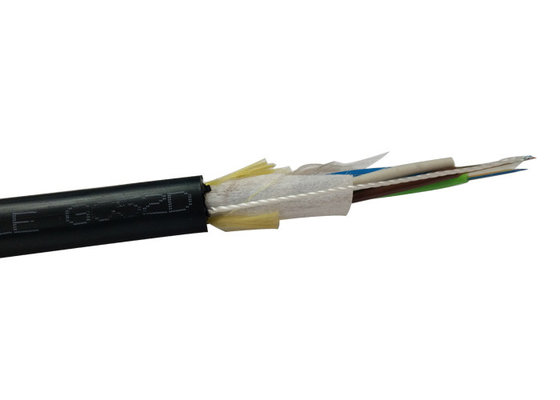 PE / AT Jacket ADSS Cable , Outdoor 2 - 288 Cores Strength Member Fiber Optic Cable