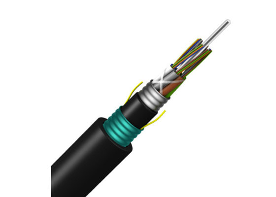 Double Armored 	Direct Burial Fiber Optic Cable Single Mode 2 - 288 Core